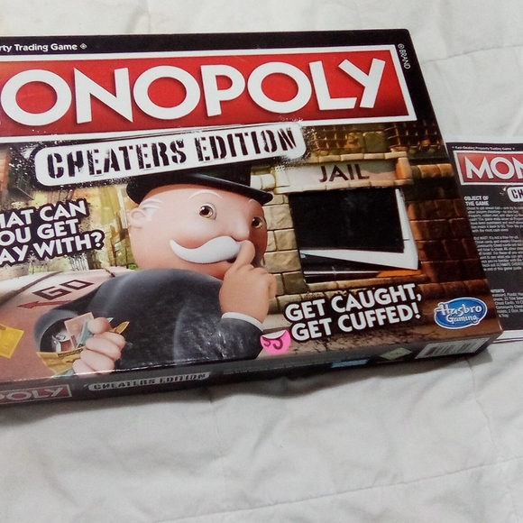 Hasbro | Video Games & Consoles | Monopoly Cheaters Edition Board Game ...